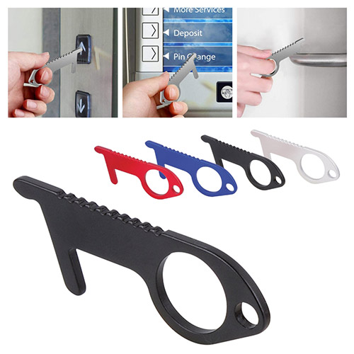 Aluminium clean hands no touch key sleutelhanger rood kopen ...